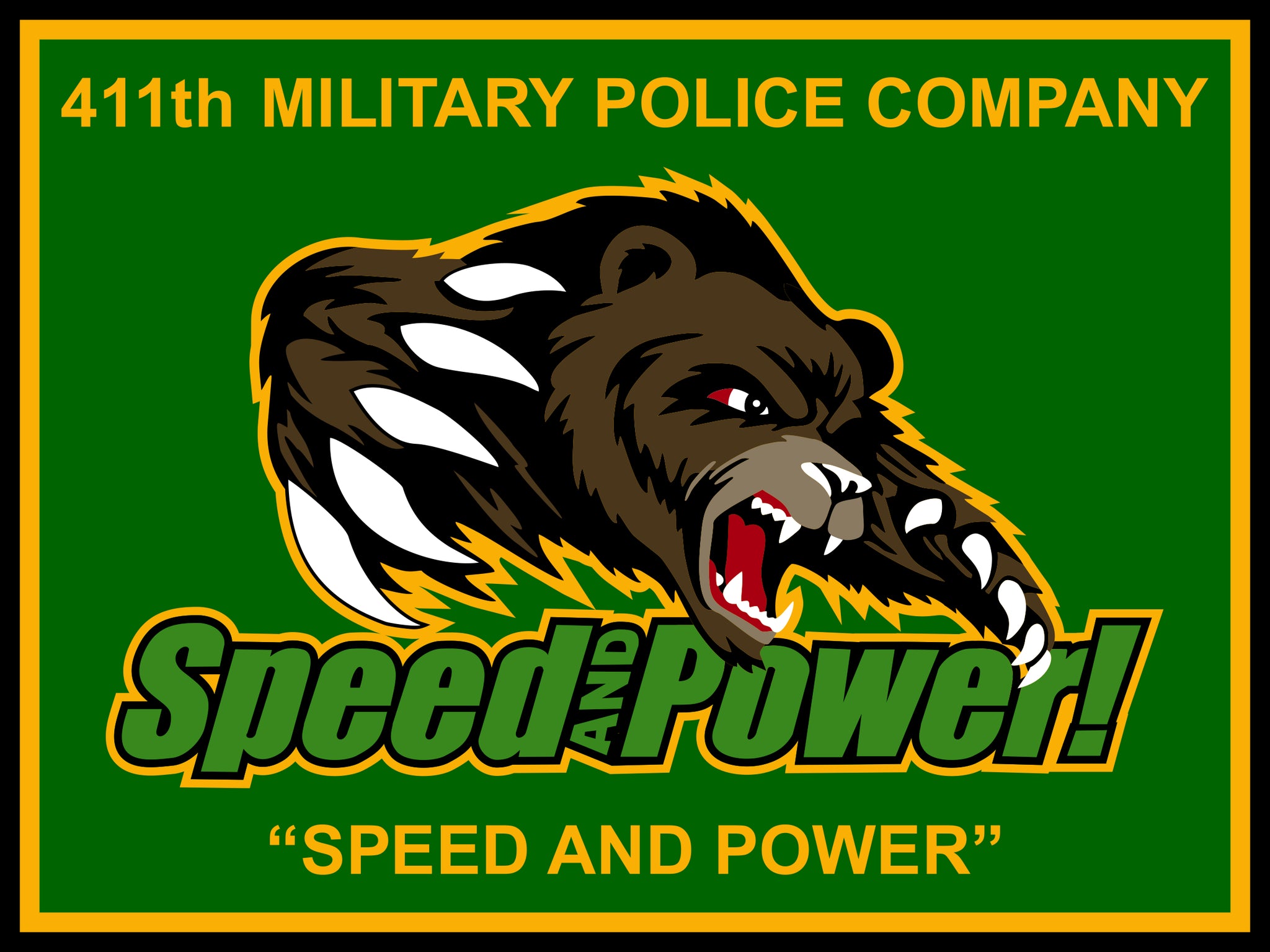 411th Military Police Company - The Personalized Doormats Company