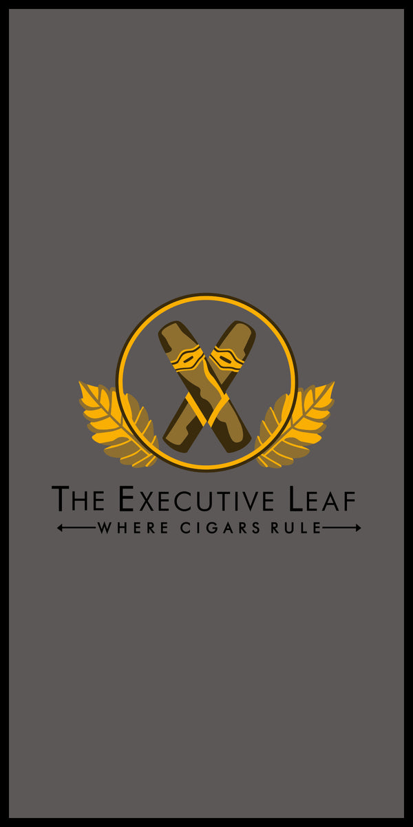 Executive Leaf Cigar Lounge - The Personalized Doormats Company