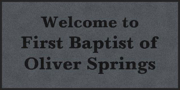 First Baptist of Oliver Spring - The Personalized Doormats Company