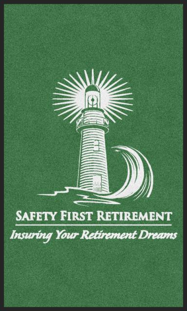 Safety First Retirement White - The Personalized Doormats Company