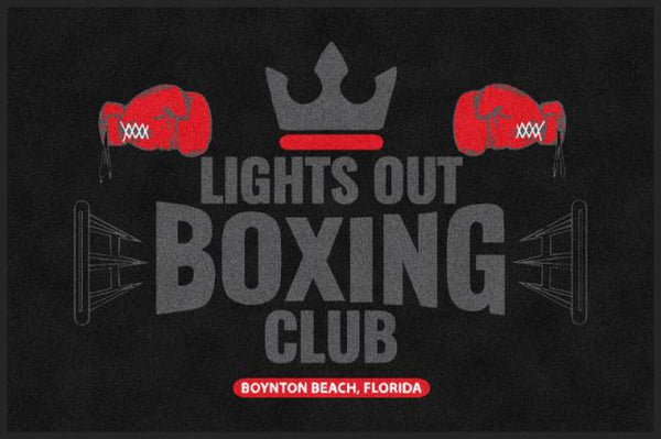 Lights out boxing - The Personalized Doormats Company