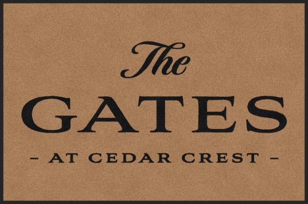 Gates at Cedar Crest - The Personalized Doormats Company