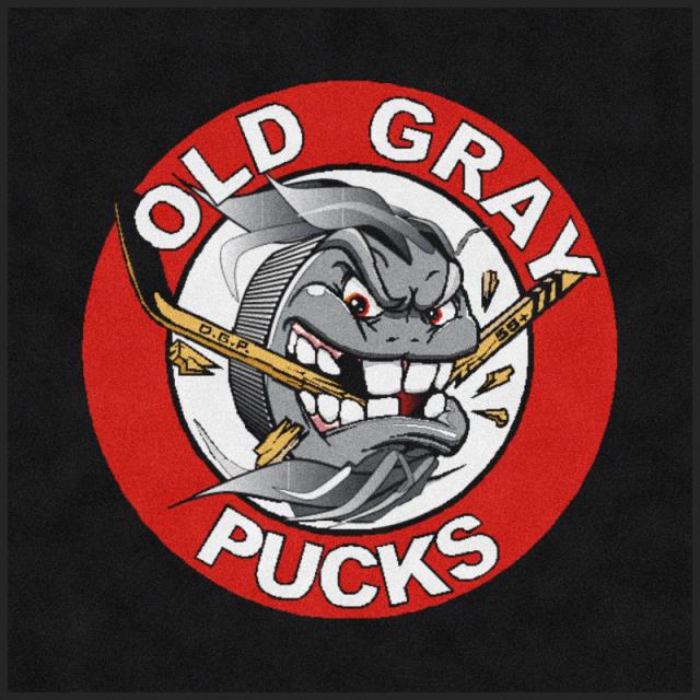 Old Gray Pucks - The Personalized Doormats Company