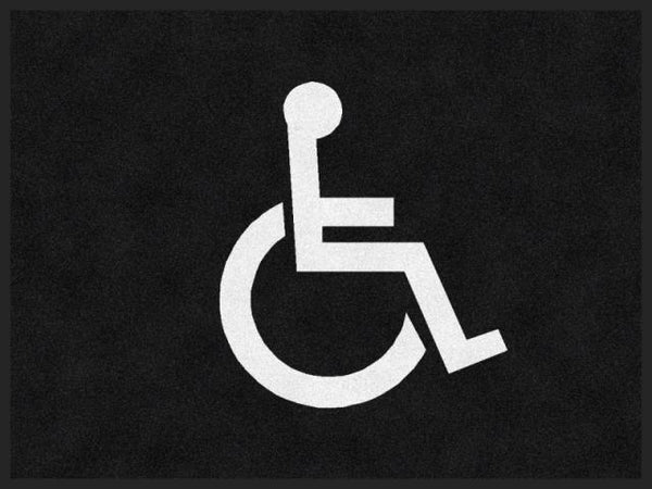 Snyder Handicap Symbol Mat - The Personalized Doormats Company