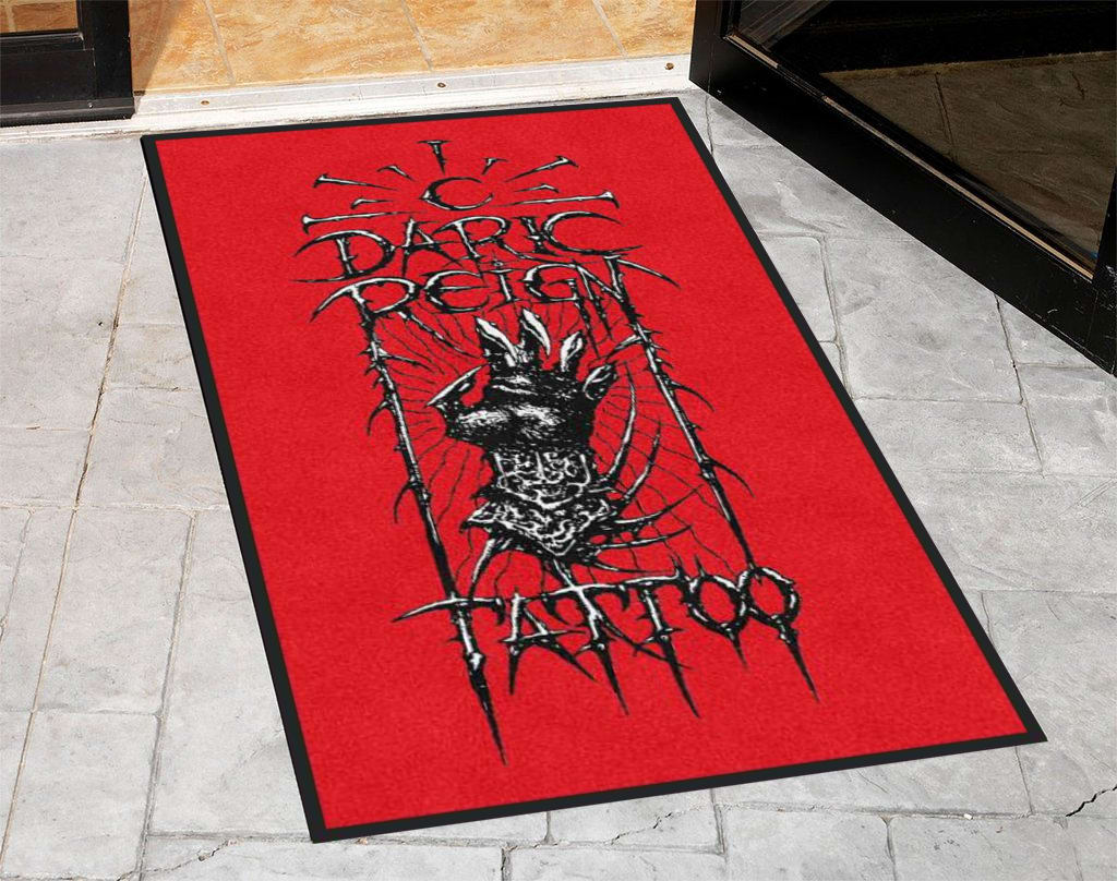 Dark Reign Tattoo - The Personalized Doormats Company