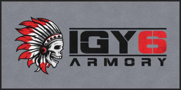 IGY6 Armory Horizontal Logo: 4 X 8 - Rubber Backed Carpeted HD - The ...