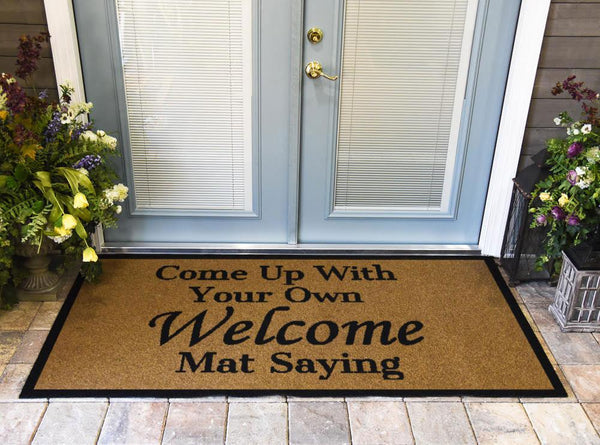 Single-Border Duracoir Inlay | Personalized Duracoir Doormat - The ...