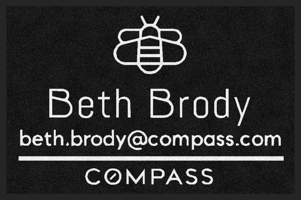 Beth Brody Compass Bee: 2 X 3 - Rubber Backed Carpeted HD - The ...