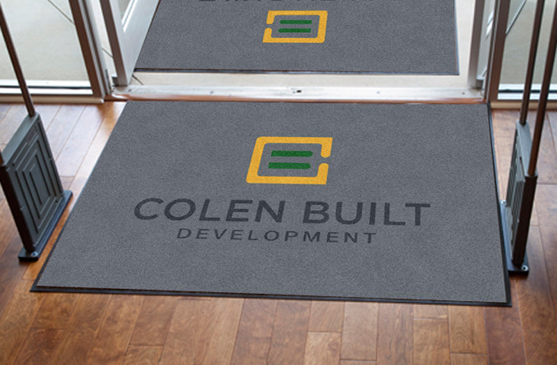 Colen Built Development Logo Only: 4 X 6 - Rubber Backed Carpeted HD ...